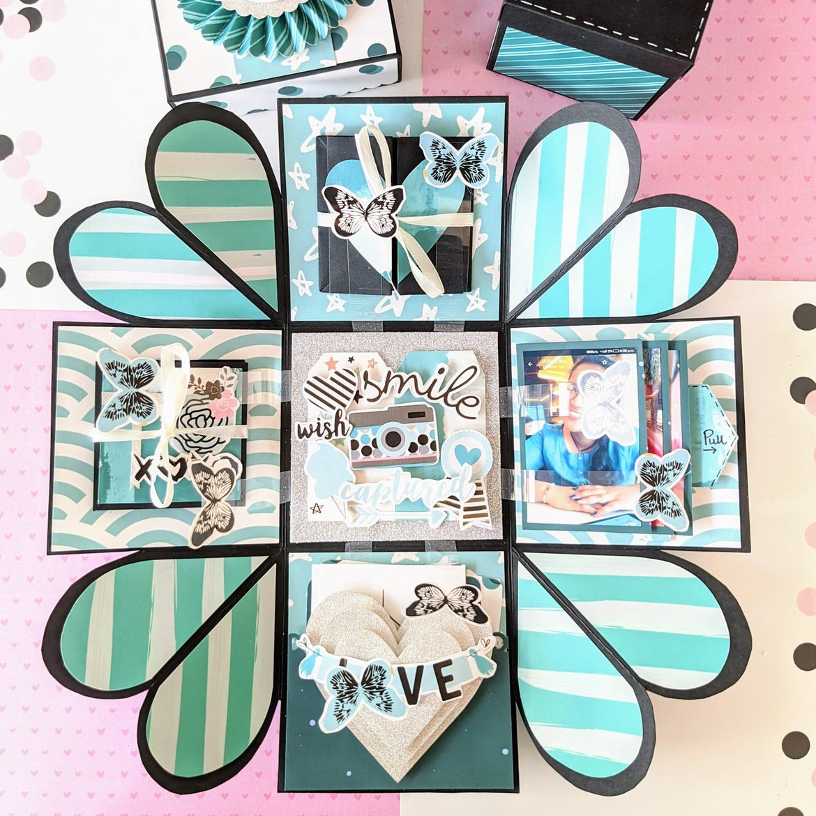 Single Layer Explosion Boxes – The Craft Gallery