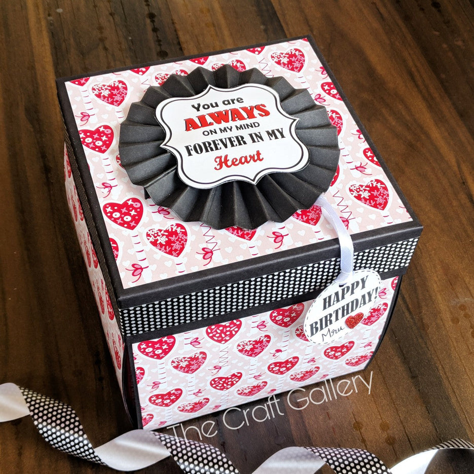 Chocolate Explosion Boxes – The Craft Gallery