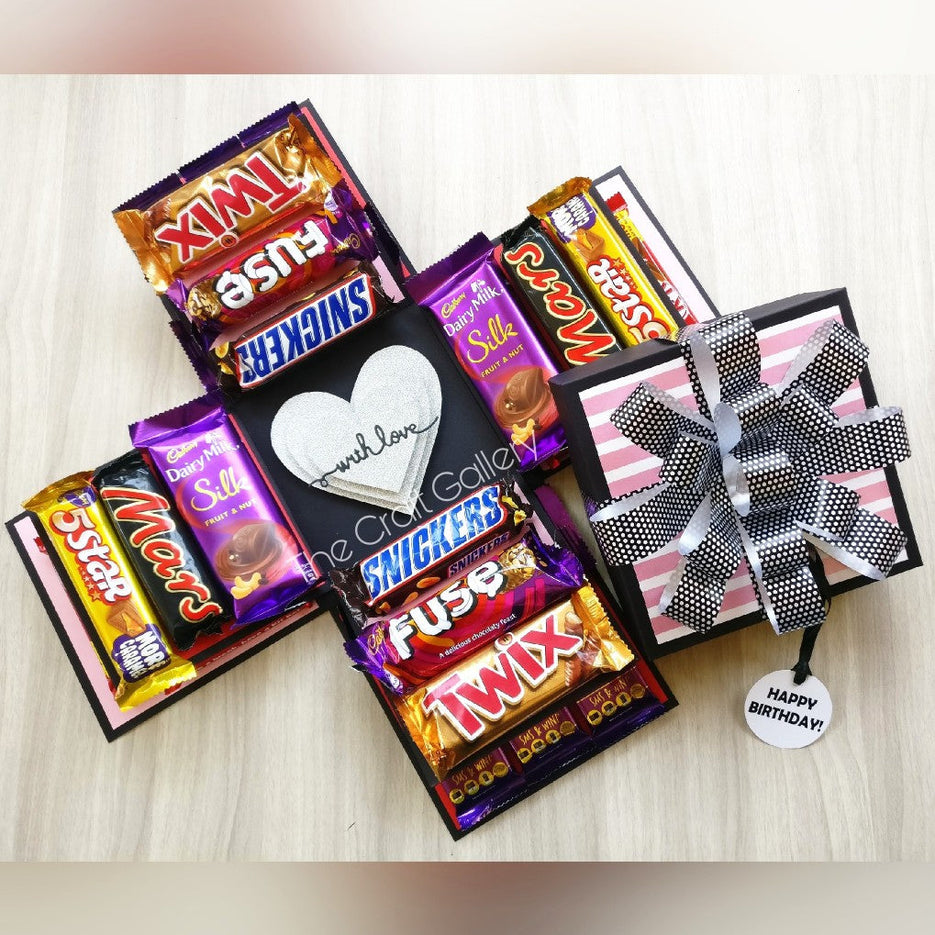 Chocolate Explosion Boxes – The Craft Gallery